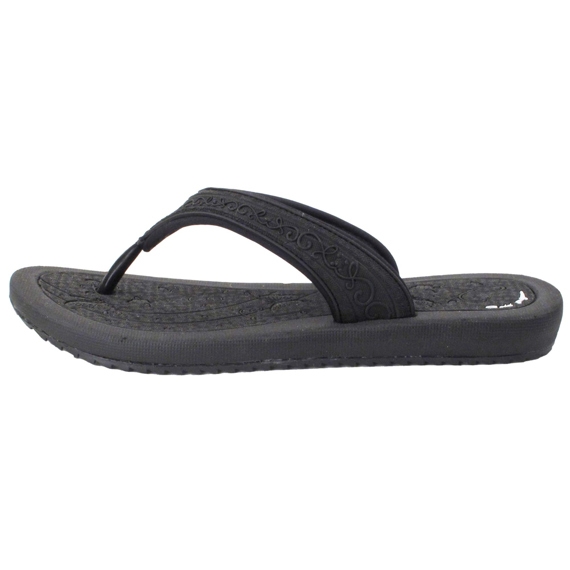 Gold Pigeon Shoes GP Breeze Light Weight Flip Flops for Women: 8521 Black, EU40 (US Size 8.5-9)