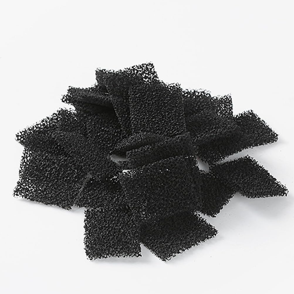 Happyyami 60pcs Water Pump Filter Cotton Aero Garden Replacement Filter Sponge Foam for Fish Tank Filters Aerogatden Small Water Dispenser Filter Sponge Tool Filter Pad Water Filter