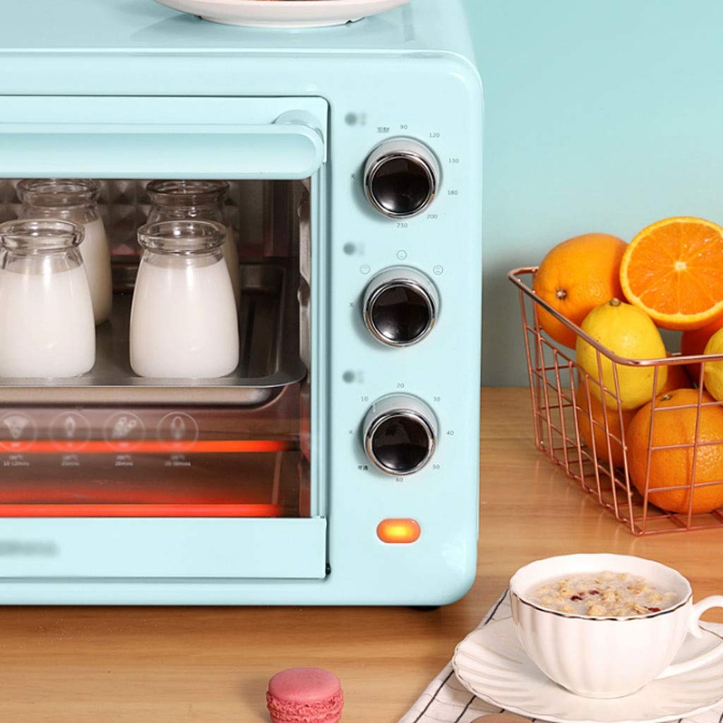 FZZDP Household Baking Multi-function Automatic Oven 32L Electric Oven Easy to Clean Thick Stainless Steel Shell