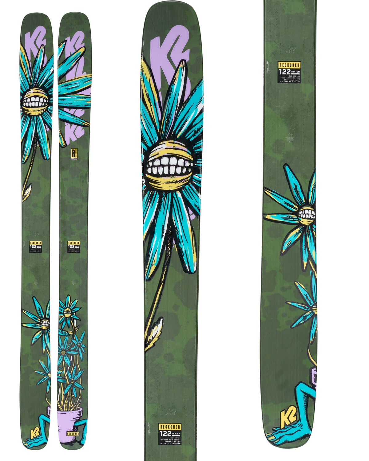 K2 Reckoner 122 Mens Skis 184cm