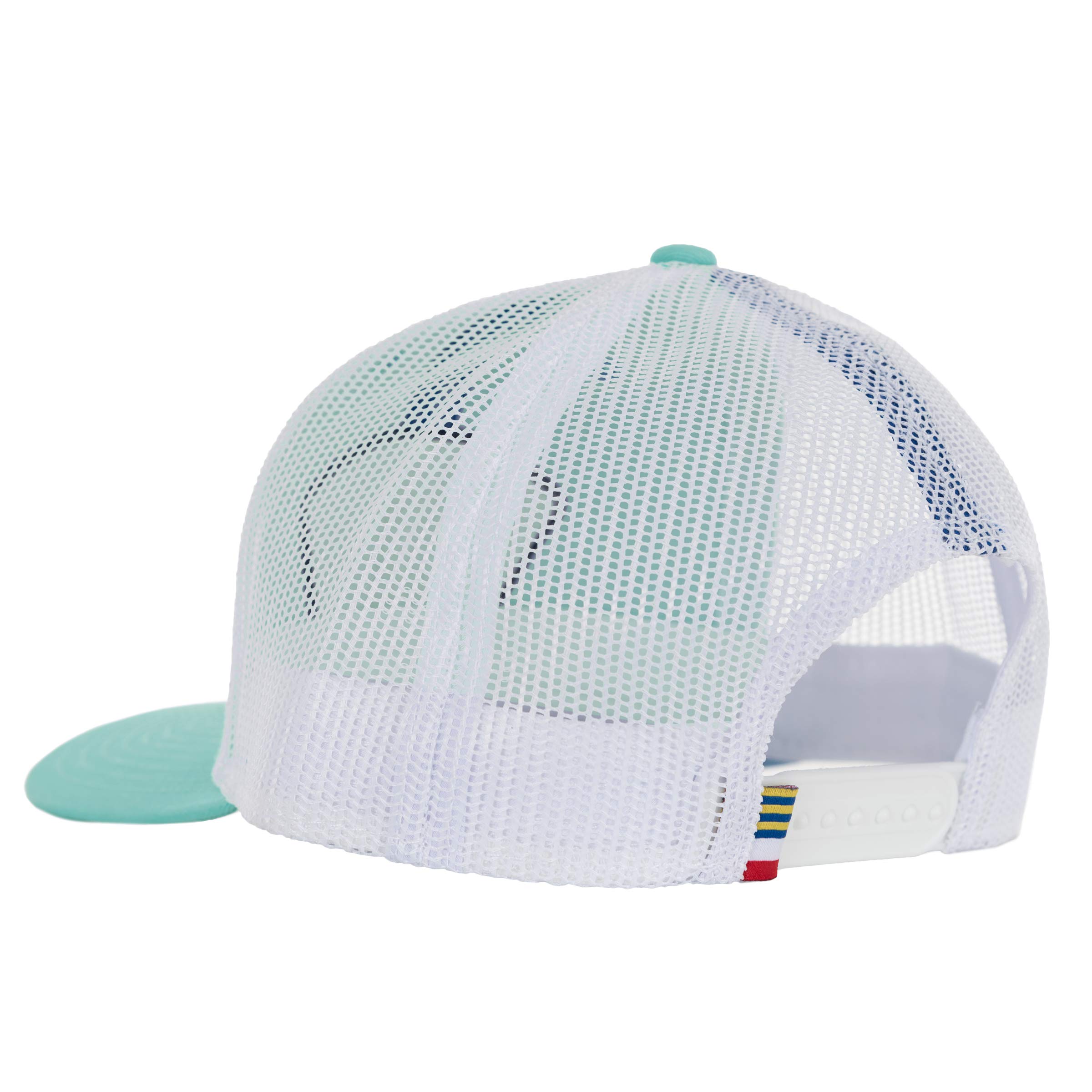 Guy Harvey Mens Marlin Patch Mesh Trucker Hat, Microchip, One Size