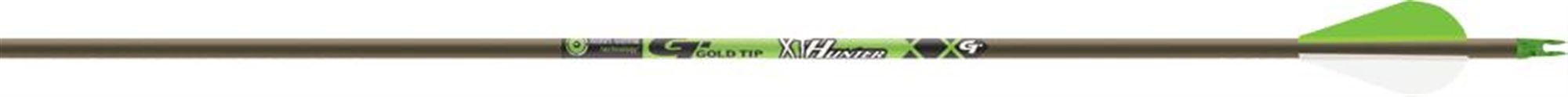 Gold Tip Hunter XT Arrow Shafts (Pack of 12), Black, 300
