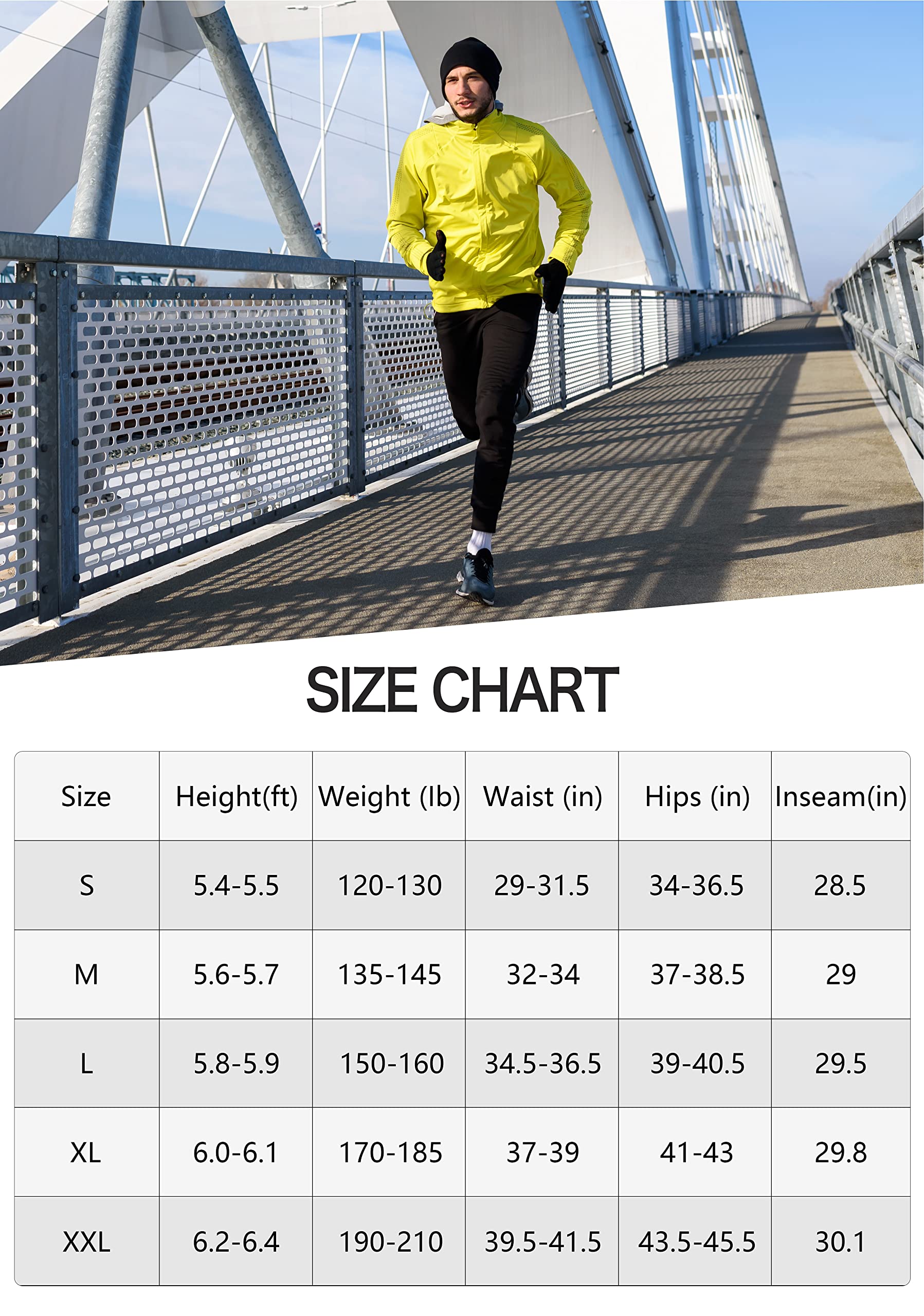 G Gradual Men's Sweatpants with Zipper Pockets Tapered Track Athletic Pants for Men Running, Exercise, Workout (2 Pack: Black/Silver Grey, Medium)
