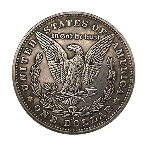 MarshLing Antique Liberty Old Coins Morgan Silver Dollars 1921 Coin Collecting USA Old Original Pre Morgan One Dollar (Silver Old Coin)
