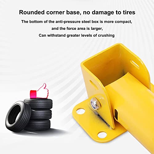 SEFAX Parking Space Lock Folding Parking Barrier, Manual Parking Space Lock & Manual Parking Blocker & Car Parking Gadgets