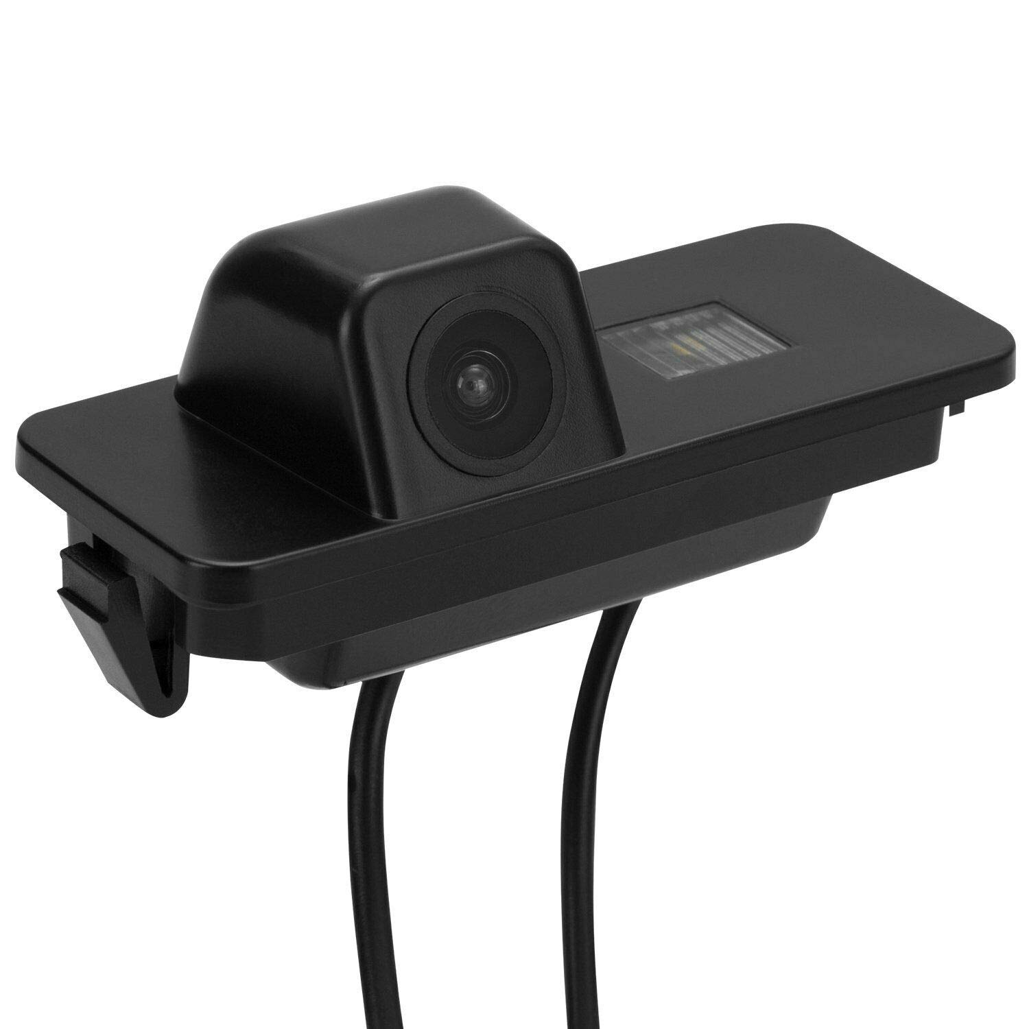 HD Reversing Vehicle-Specific Camera in Number Plate Light License Rear View Backup Camera for VW EOS, Golf V MK5, Passat B7 CC, VW Golf VI MK6 VW Amarok/Robust Seat Leon Altea Skoda Superb