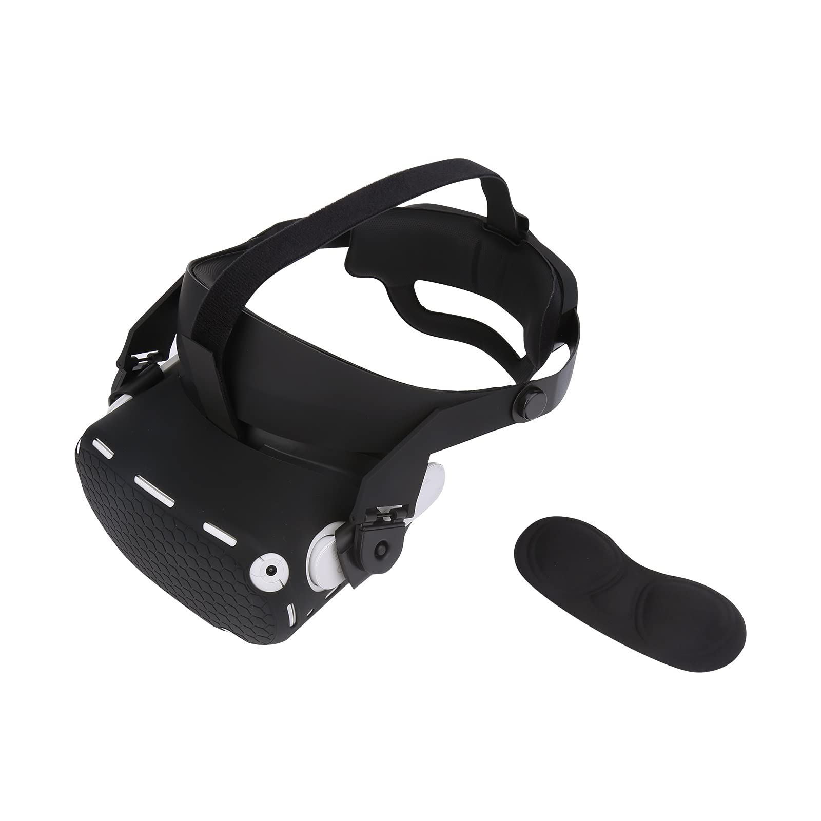 iovroigo adjustable head strap suitable for Oculus quest 2, elite strap replacement ,Enhanced Support and Comfort in VR (Black)