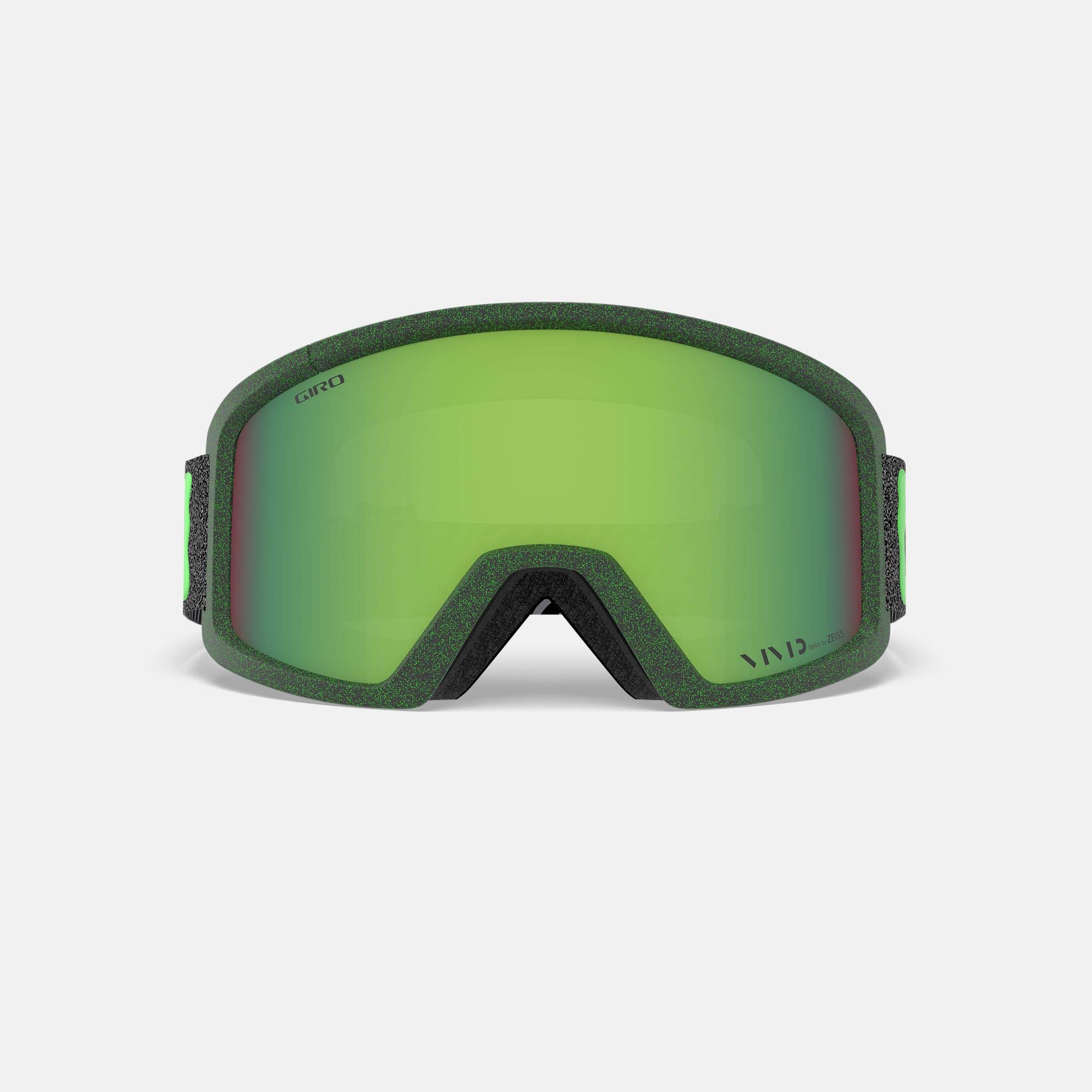 Giro Blok Ski Goggles - Snowboard Goggles for Men & Youth - Green Cosmic Slime Strap with Vivid Emerald Lens