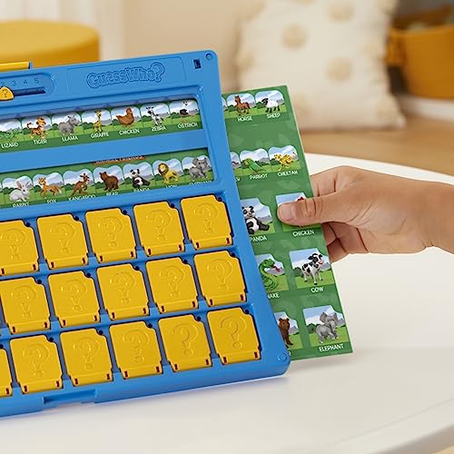 Hasbro Gaming Guess Who? Animal Friends Game, includes 2 Double-Sided Animal Sheets, 2-Player Board Games for Kids, Ages 6+ (Amazon Exclusive)