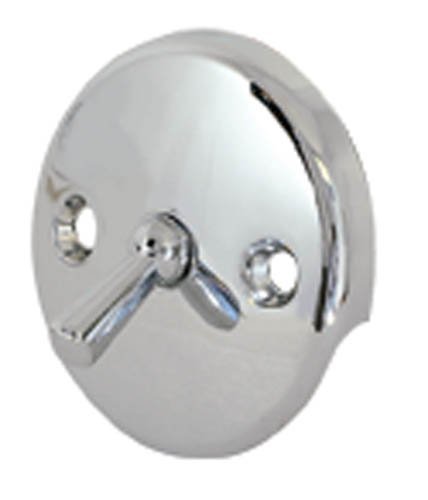 PF WaterWorks PF0960-BNBath Tub/Bathtub Drain Trip Lever Overflow Face Plate with Matching Screw for Waste and OverflowBrushed Nickel