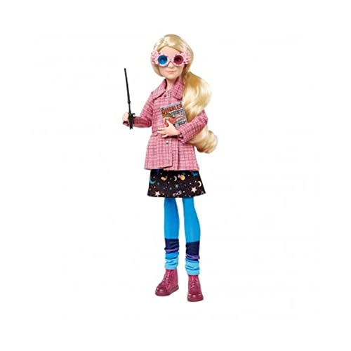 Harry Potter Collectible Toy, Luna Lovegood Doll & Accessories, Signature Look with Quibbler & Spectrespecs