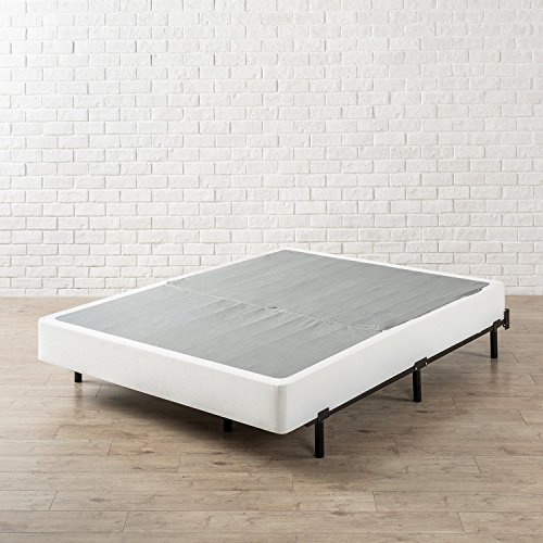 ZINUS Paige Compack 7 Inch Heavy Duty Bed Frame, for Box Spring and Mattress Sets, Twin, Black