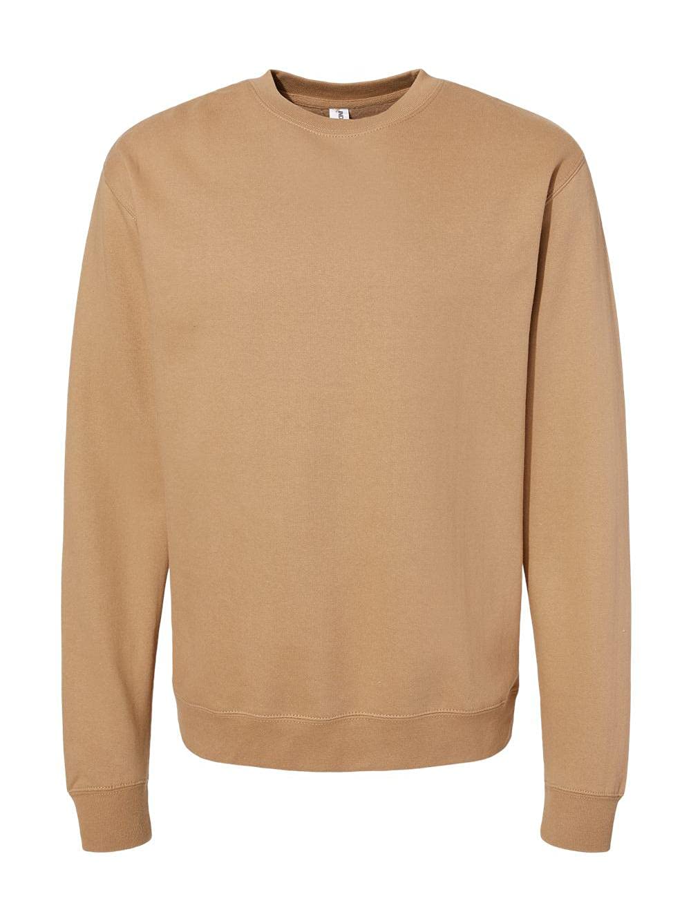 Independent Trading Co. - Midweight Sweatshirt - SS3000 - S - Sandstone