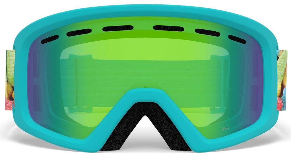 Giro Rev Youth Snow Goggles - Sweet Tooth Strap with Loden Green Lens (2020)