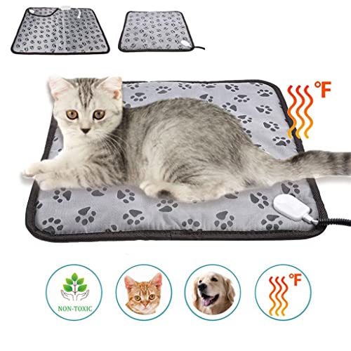 SMLJLQ Pet Electric Blanket Heating Pad Dog Cat Bed Mat Waterproof Anti-Bite Adjustable Temperature Chair Cushion (Size : 70cm)