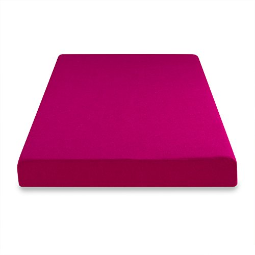 Zinus Memory Foam 5 Inch Bunk Bed / Trundle Bed / Day Bed / Twin Mattress, Pink
