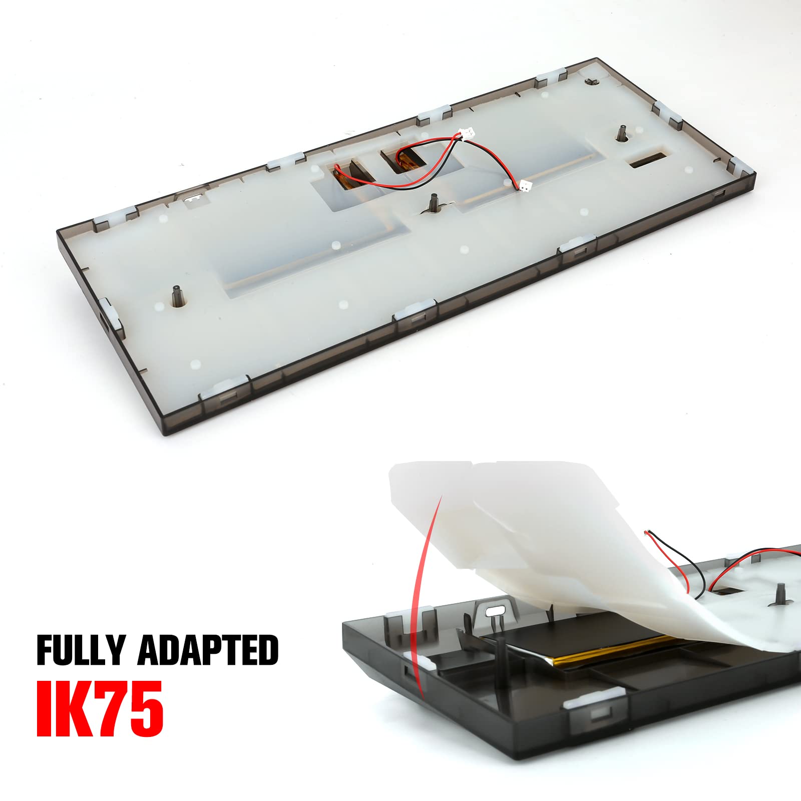 HELOIA Feker IK75 Pro V3 Keyboard Noise-Cancelling Switch Sound Dampeners Bottom Echo Noise Absorption Soft and Elastic Silicone Shaft Pad