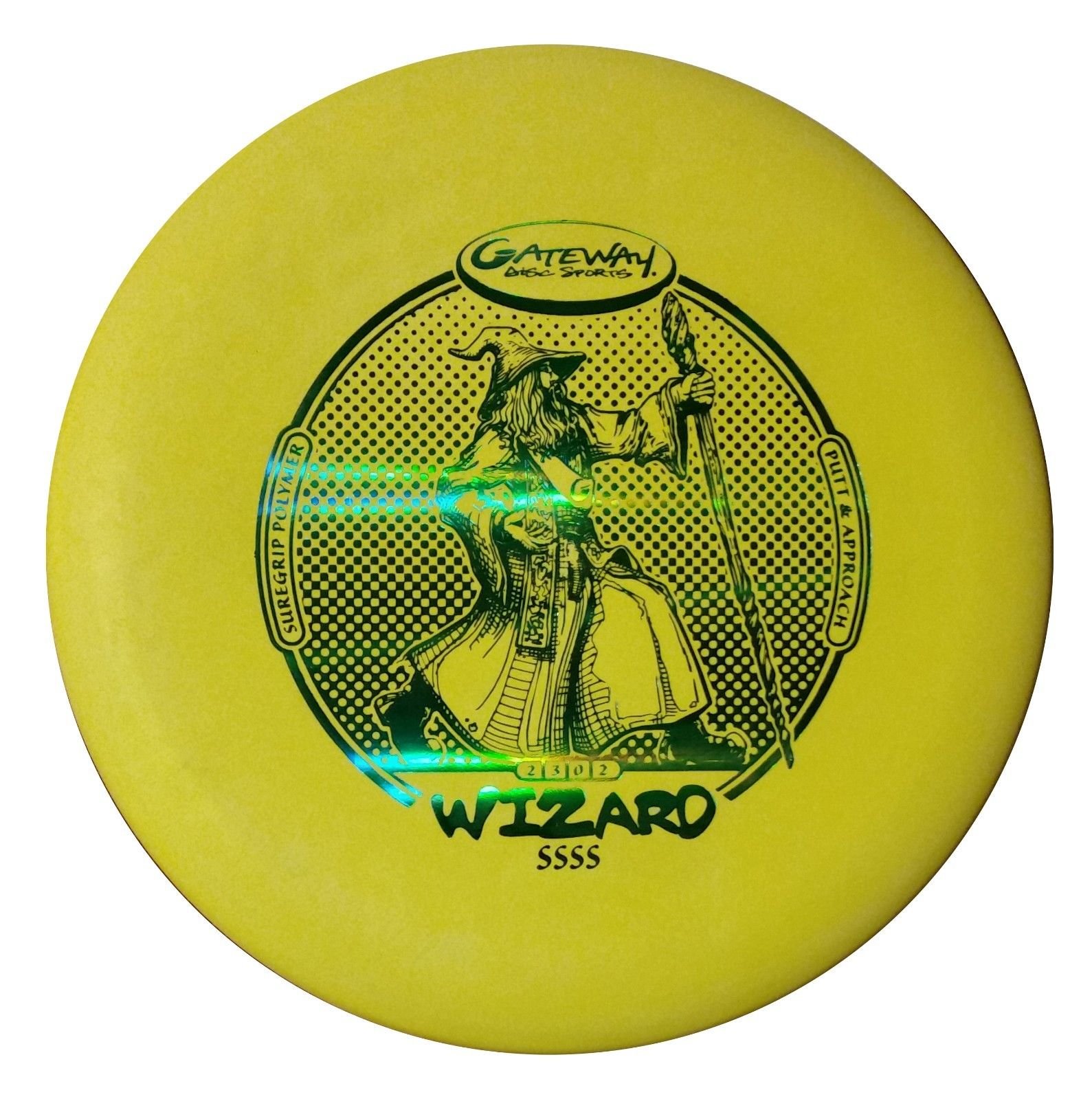 Gateway Wizard Super Silly Stupid Soft (SSSS) Disc Golf Putter - YELLOW - 173