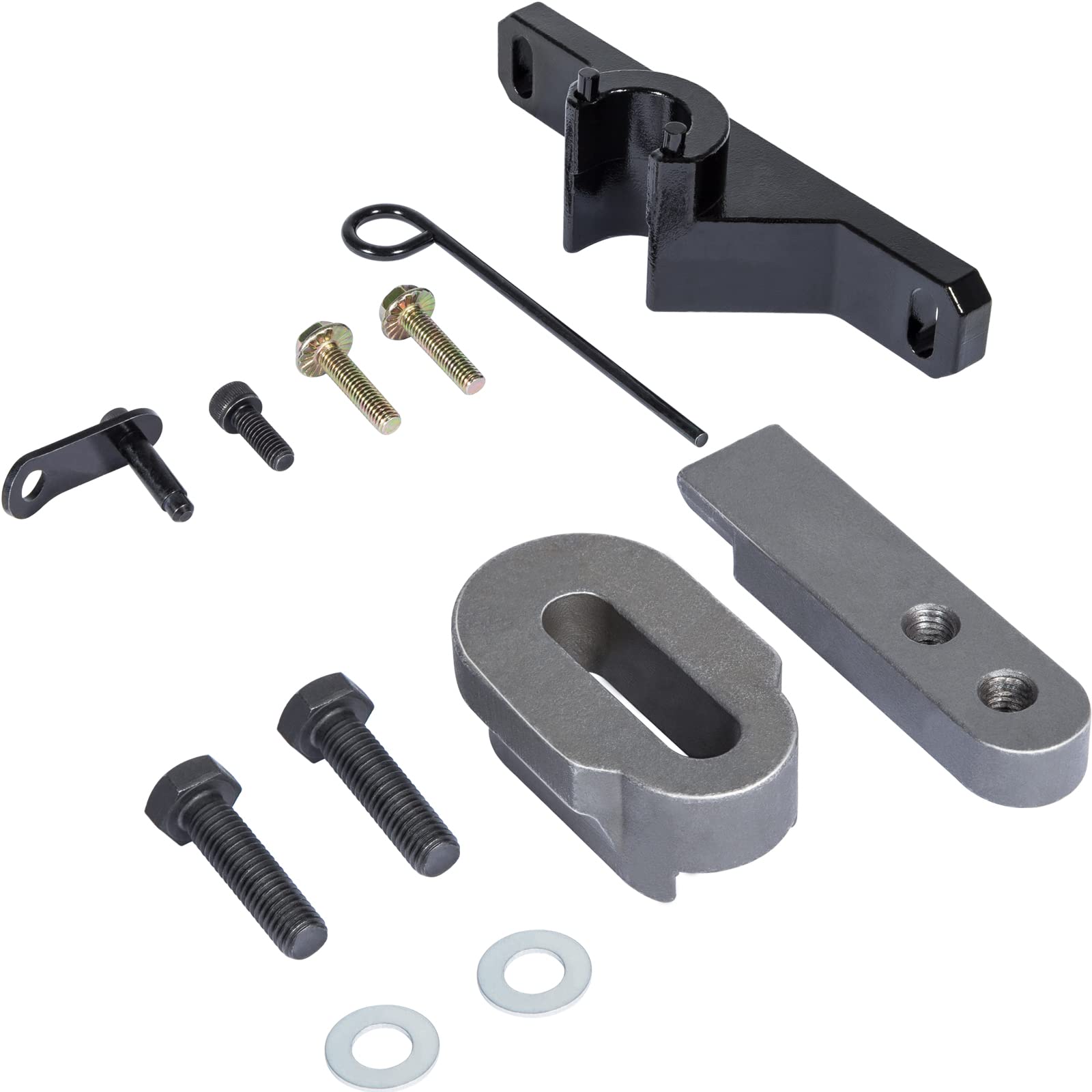 Heavy Duty 2801 Flywheel Holder Flex Plate Lock Tool for Replacing Timing Chain + 7676 Oil Seal Repair Kit with Balance Shaft & Oil Pump Alignment Tool Set for BMW 1 2 3 4 Series N20 N26 Engines
