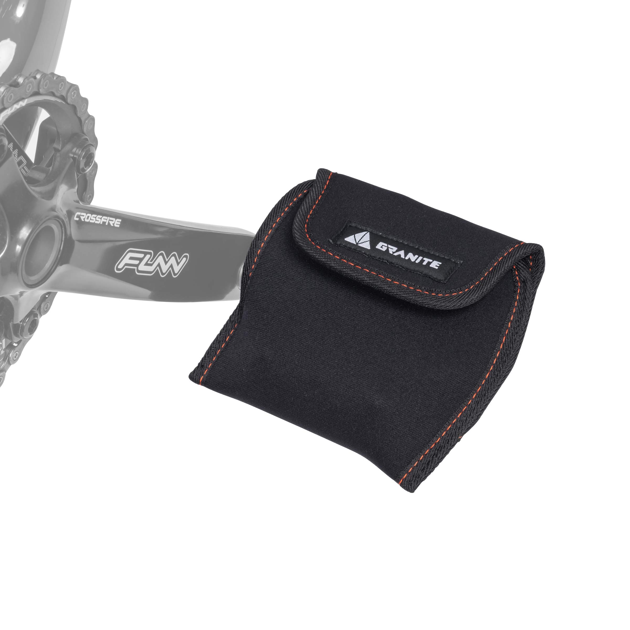 Granite Pita Bicycle Pedal Covers, Bike Pedal Covers for Bike Transport Protection, Against Damage and Scratche When in Storage and Transit, 3mm Thick Neoprene Pedal Covers (Large, Black)