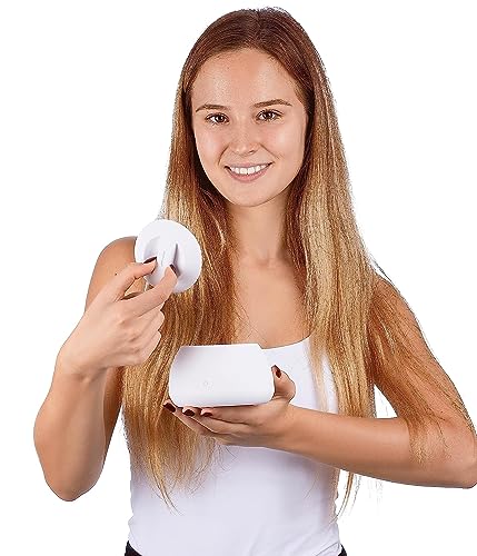 Zima Dental Arctic White Dental Pod | Cleaner for Dentures, Aligner, Retainer, Mouth Guard | Ultrasonic Cleaning Machine for All Dental Appliances