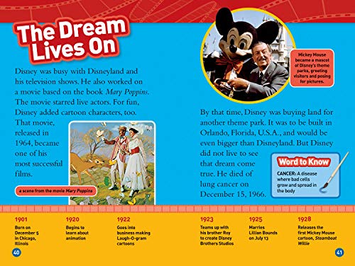 Walt Disney (National Geographic Kids Readers, Level 3)