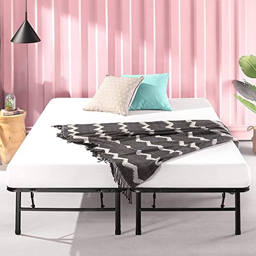 ZINUS SmartBase Tool-Free Assembly Mattress Foundation / 14 Inch Metal Platform Bed Frame / No Box Spring Needed / Sturdy Steel Frame / Underbed Storage, Cal King