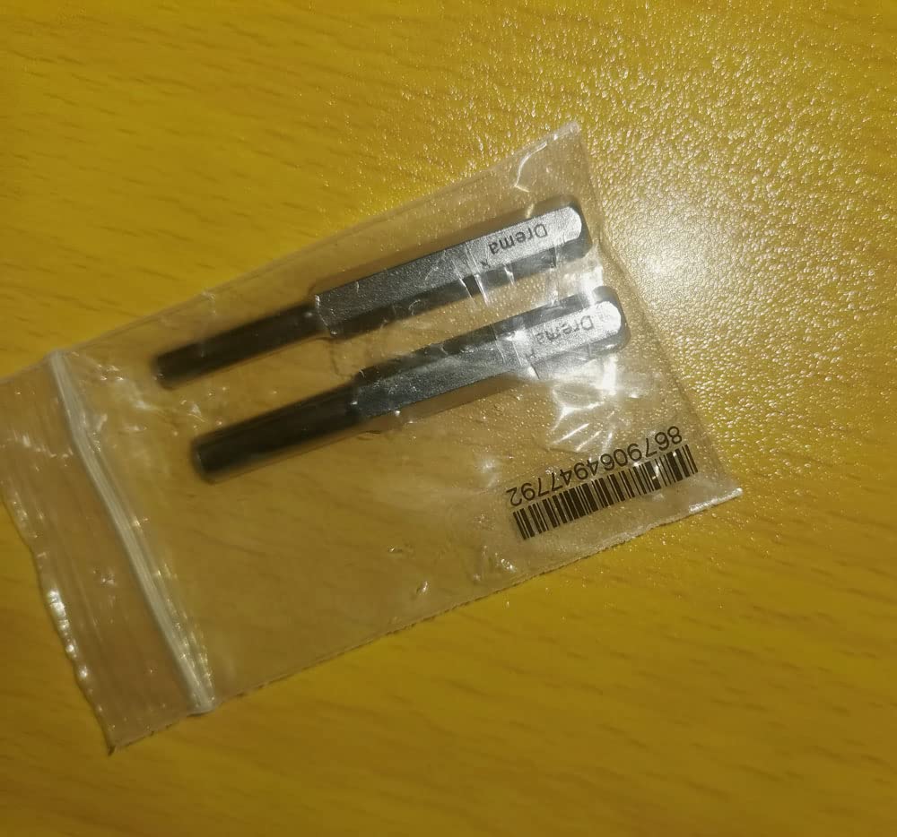 GCA Security Screwdriver/BitSteel Set of 3.8mm & 4.5mm Screwdriver Security Game Bits for NES, SNES, N64, GameBoy and GameCube