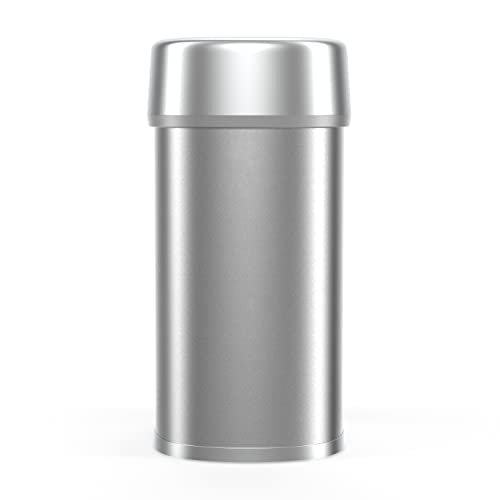 QUALIAZERO 80L Trashcan, Earthy Gray