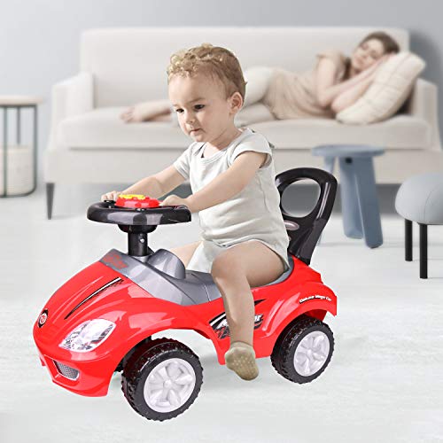 Freddo Toys Deluxe Mega Ride on Push Car Foot to Floor (Red)