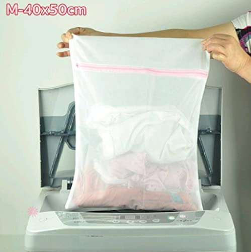 Set of 3 Mesh Laundry Bags-1 Large, 1 Medium & 1 Small Bags. Heavy Duty Fine Mesh Bag for Washing Machine, Laundry Bag for Travel, Lingerie, Sweater, Garment, Undergarment