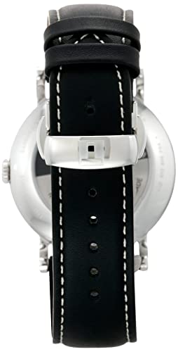 Tissot Mens Everytime Desire Auto 316L Stainless Steel case Automatic Watch, Black, Leather, 21 (T1094071603201)