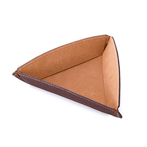 Itaka BS-22 Basic Handmade Multi Tray, Triangle, Brown, W 7.6 x D 7.1 x H 1.5 inches (19.2 x 18 x 3.9 cm)