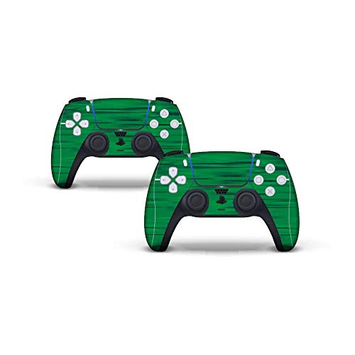 Glitch Consoles Vinyl Wrap Console Set for Playstation 5 Digital Version – Premium Console Wrap with 2 Pcs Controller Wraps – Precut Durability and Protection PS5 Digital Version (Green)