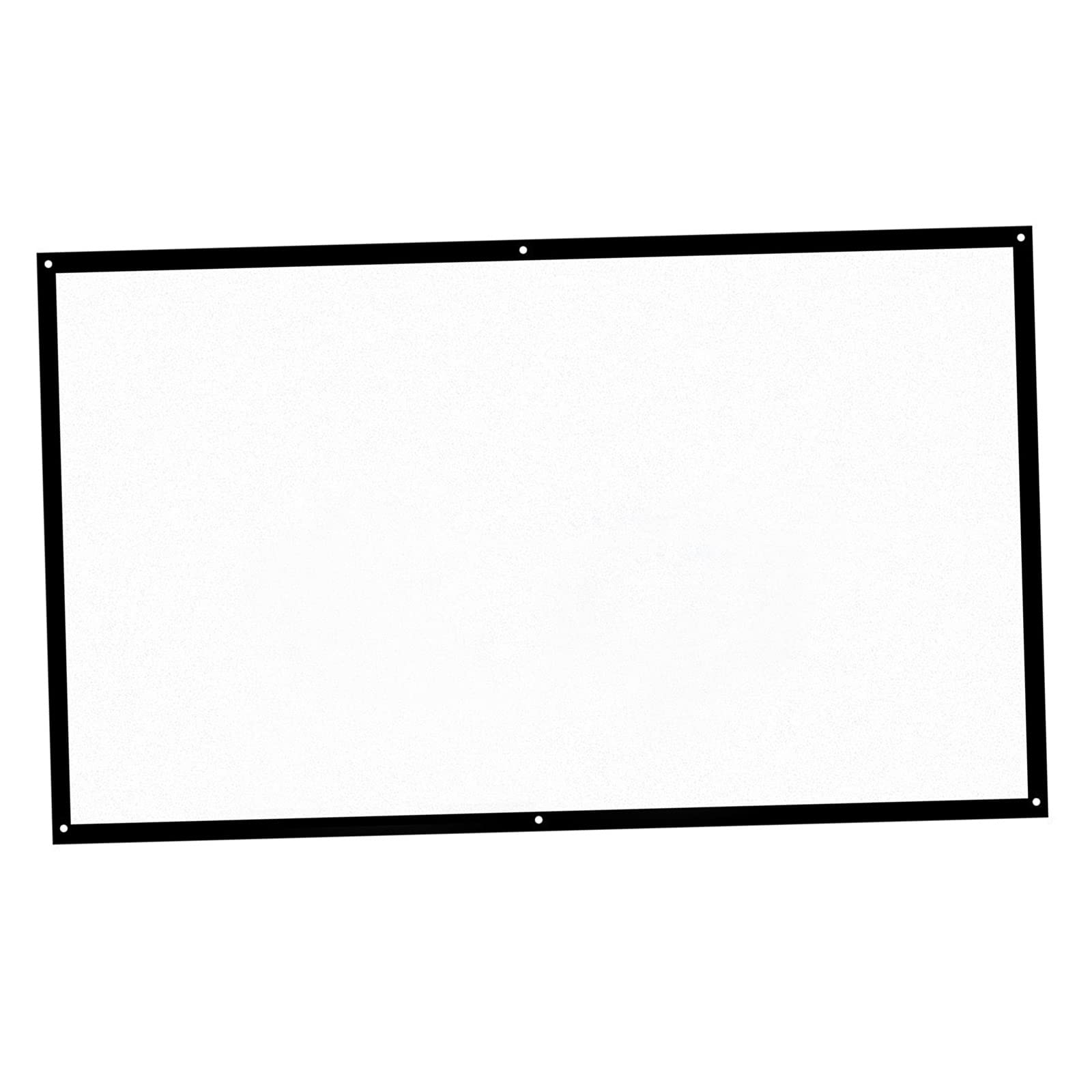 H70 70'' Portable Projector Screen HD 16:9 White Dacron 70 Inch Diagonal Projection Screen Foldable Home Theater for Wall Projection Indoors Outdoors