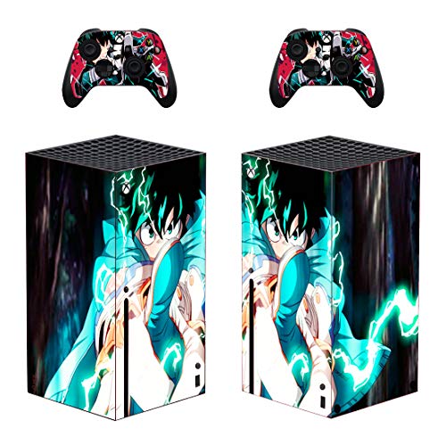 Hero University Decals Stickers Full Set Faceplate Skin for X-box-One-Series X Protection Kit by KAJAL MANI