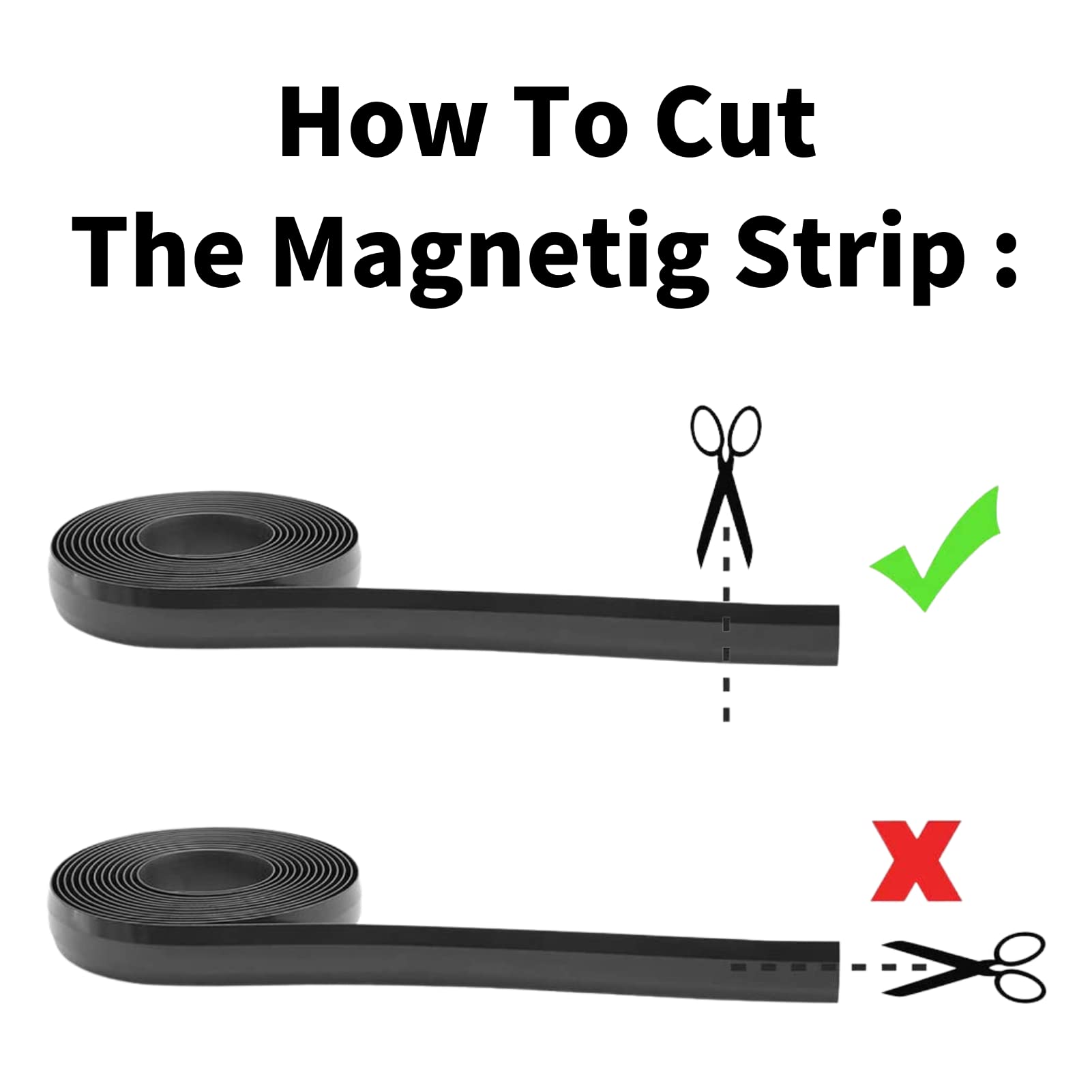 getalong 2 Pack Boundary Magnetic Markers Strips Tape Compatible for Neato, Shark ION Robot Vacuum Attachment Boundary Strips(13 Feet)