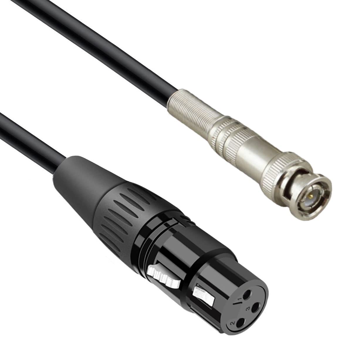 gotor BNC to XLR Female Cable XLR to BNC Cable BNC Female to XLR 6N OFC Silver Plated BNC to XLR Cable 4.95Feet (XLR Female)