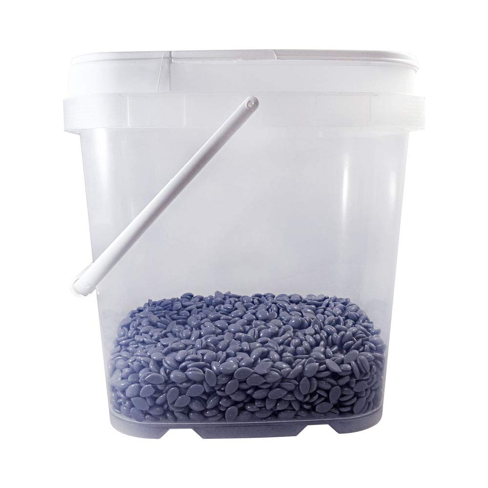 Waxness Clear Plastic Empty Container for Refill Wax Beads 1 Gallon