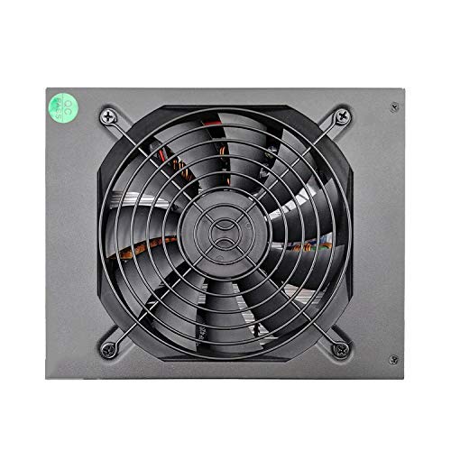 HVVH High Power 24 Pin Miner/BTC/ETC GPU ATX Fully Modular 1600W Power Supply Support Double CPU Mining Server and Computer Designed for US Voltage 110V 1600W