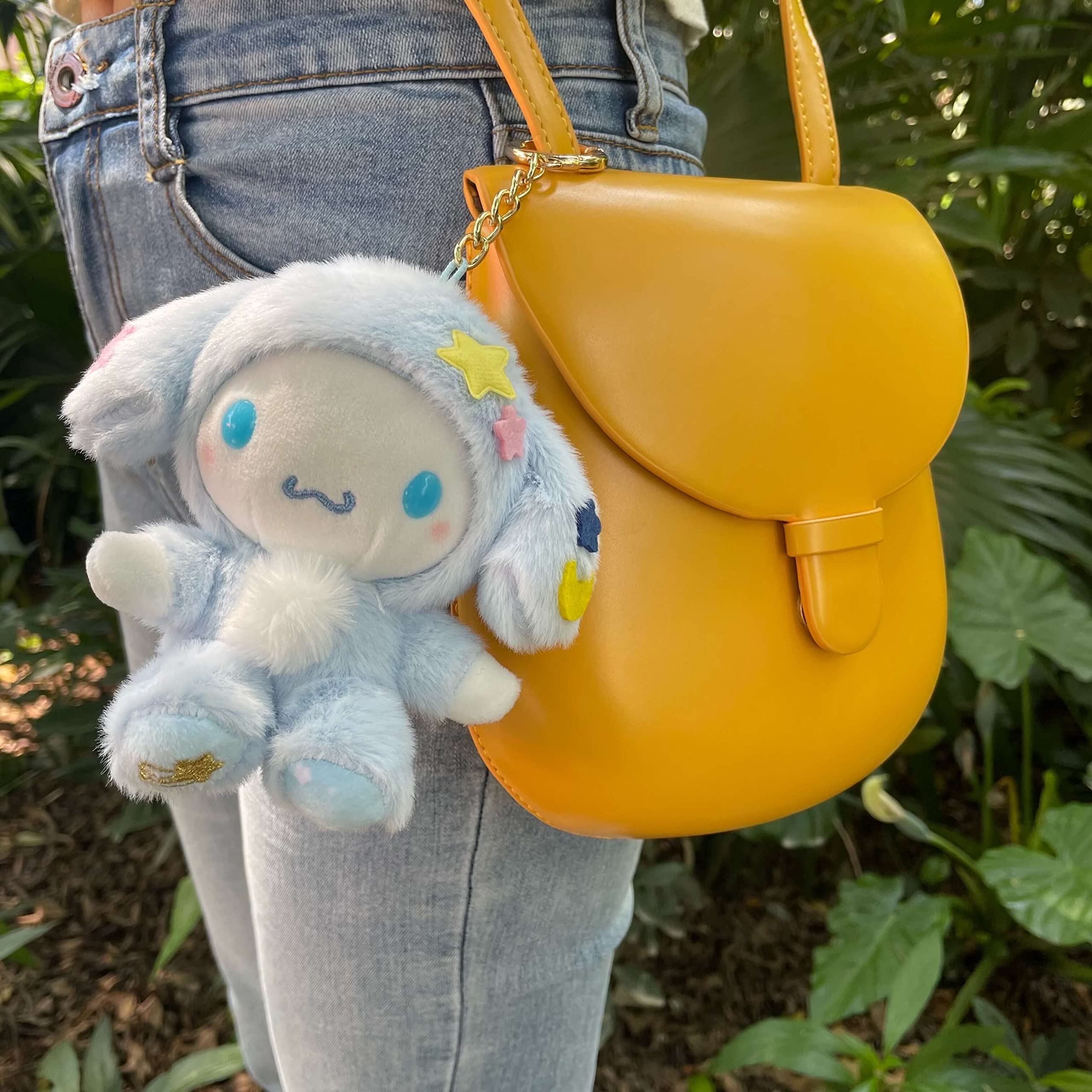 Kabosen 5in Cinnamoroll Plush Keychain, Cute Anime Doll, My Melody Cinnamon Pendant, Ideal Girls Gift