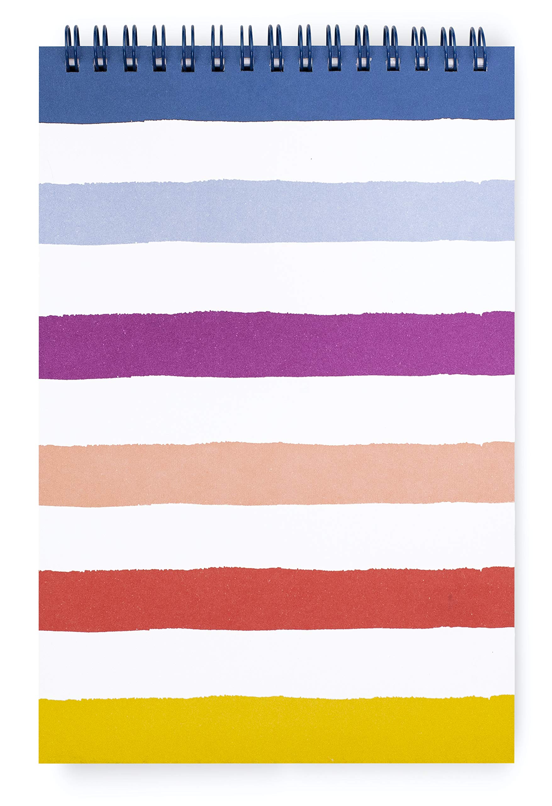 Kate Spade New York Small College Ruled Notebook, Top Spiral Notebook with 112 Pages, 8.5" x 5.5" Writing Pad, Spring Plaid
