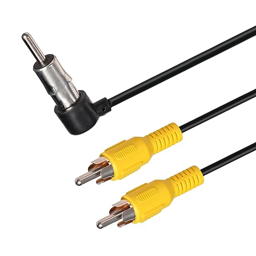 GODPEE Car Stereo Radio Wiring Harness Kit XE49 with Android Connector Antenna Adapter for 2012-2017 Toyota Camry Radio Host Replacement,Supports Steering Wheel Control of Reversing Image Function