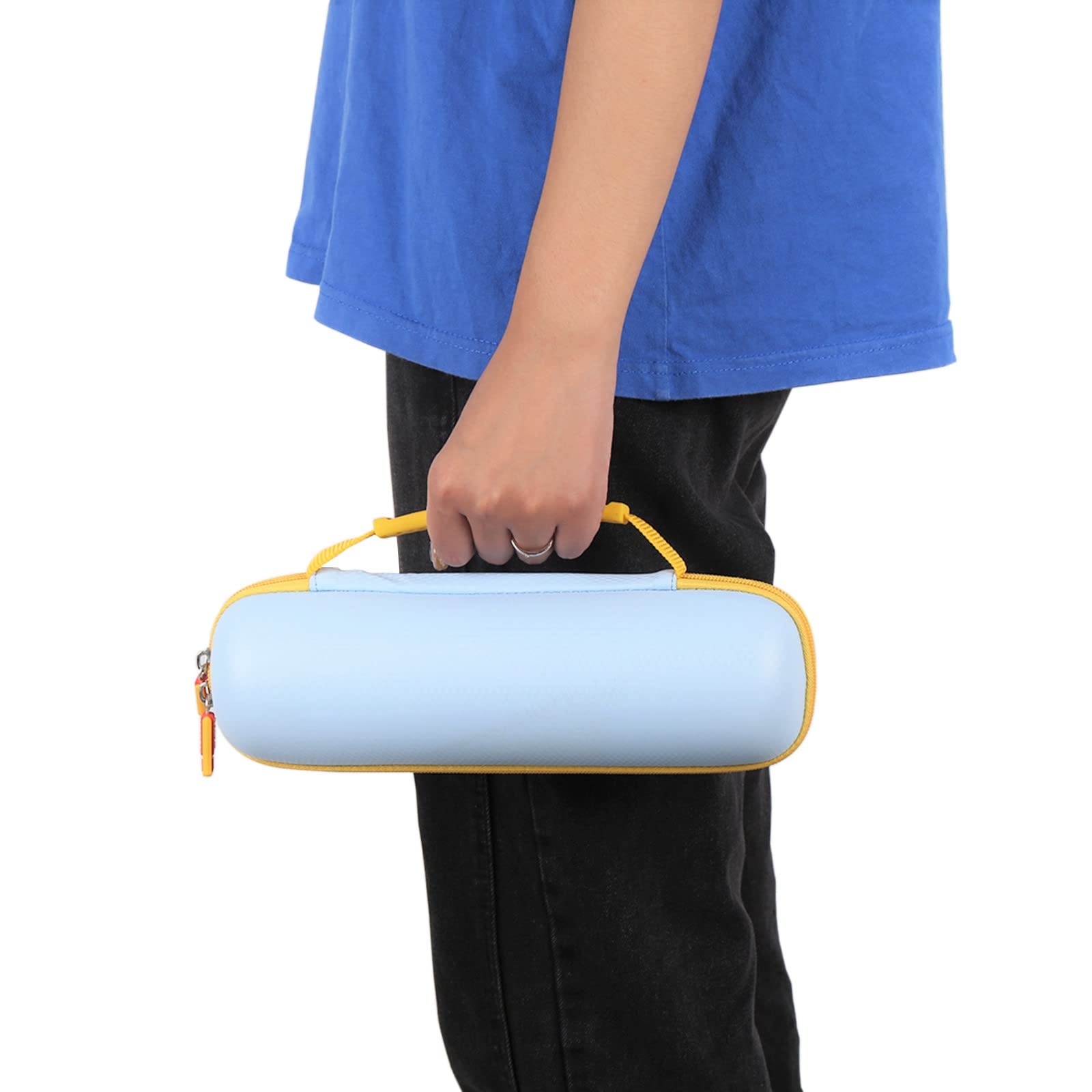 Mchoi Hard Carrying Case Fits for Otamatone Japanese Character Electronic Musical Instrument Portable Synthesizer by Cube/Maywa Denki, Lightweight and Waterproof Automatone Instrument Holder