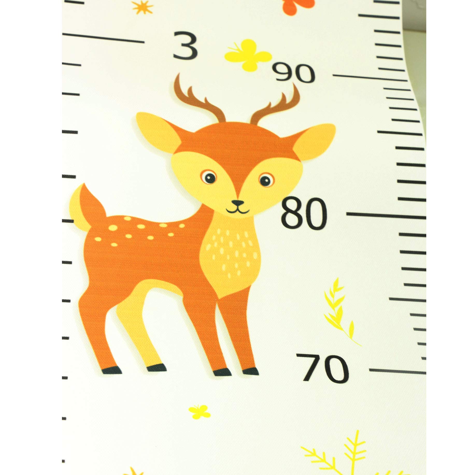Growth Chart for Kids,Height Chart,Wall Ruler Removable Height Measure Chart Hanging Ruler for Toddler Height Wall Chart for Boy Girl Room Decor Wall Decor (Animal)