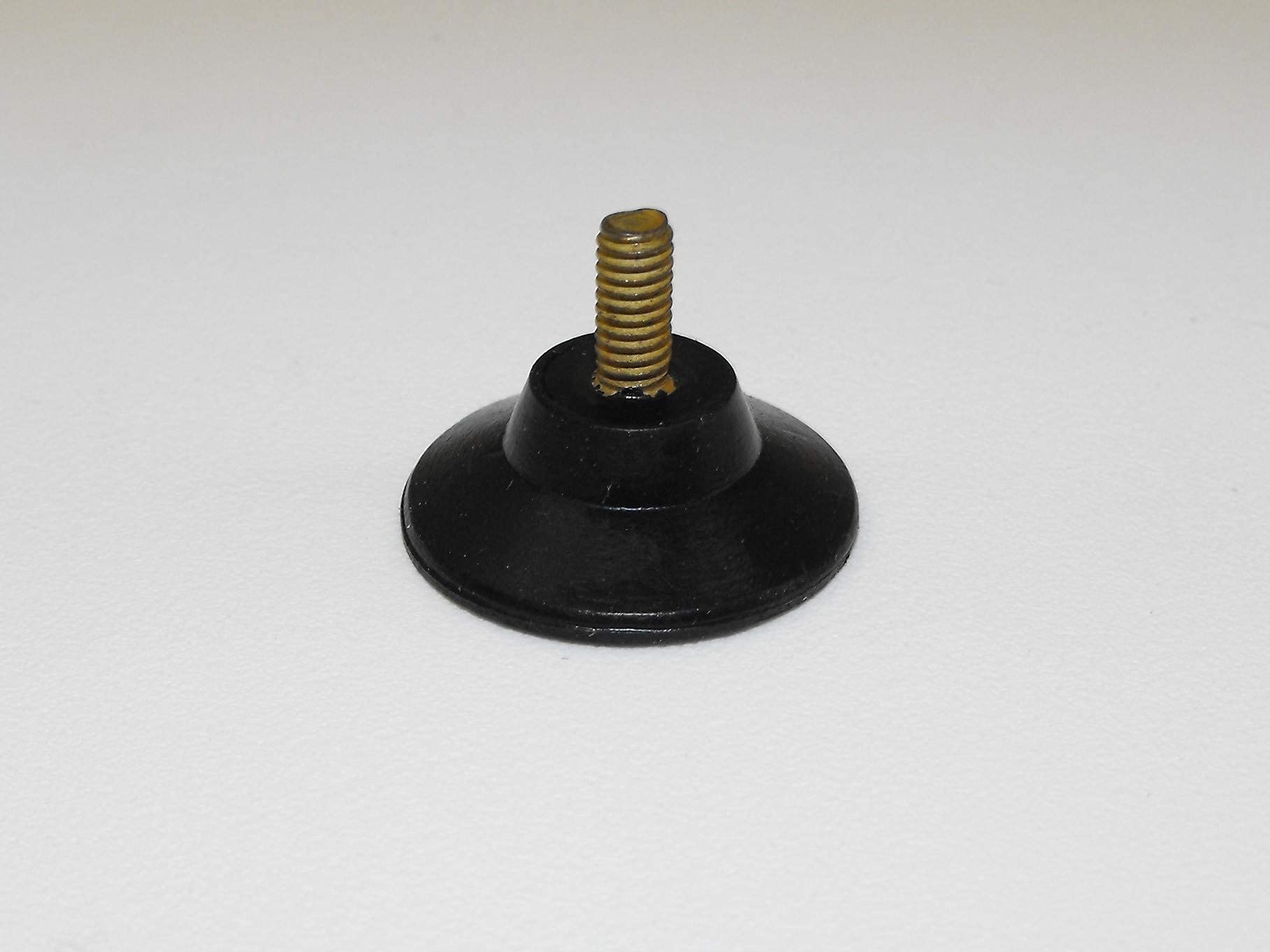 JL Missouri Parts 4X 3/8" #8-32 Screw in 1" Rubber Suction Cups, 5/16" Tall, Made in USA Isolator Foot