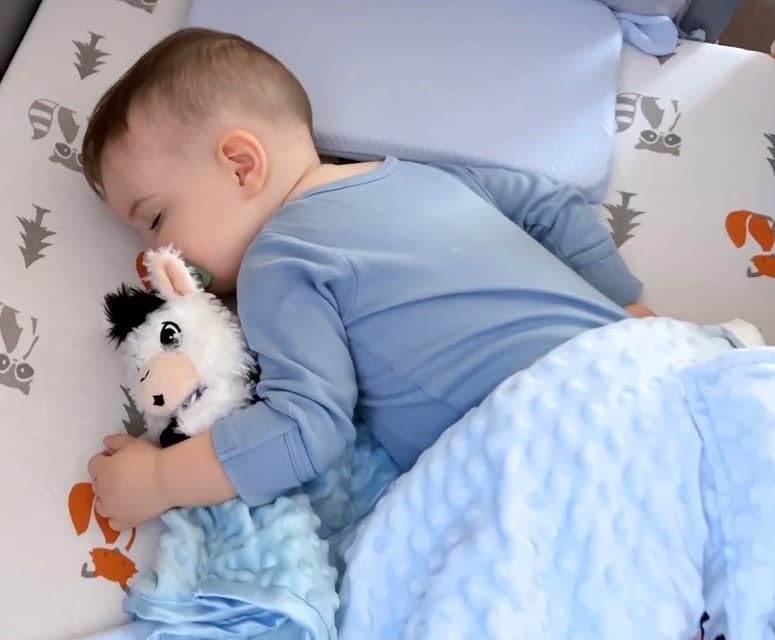 PICKY LLAMA Personalized Plush Stuffed Animal Snuggler Security Blanket 16 Inches (Personalized Pink Llama)