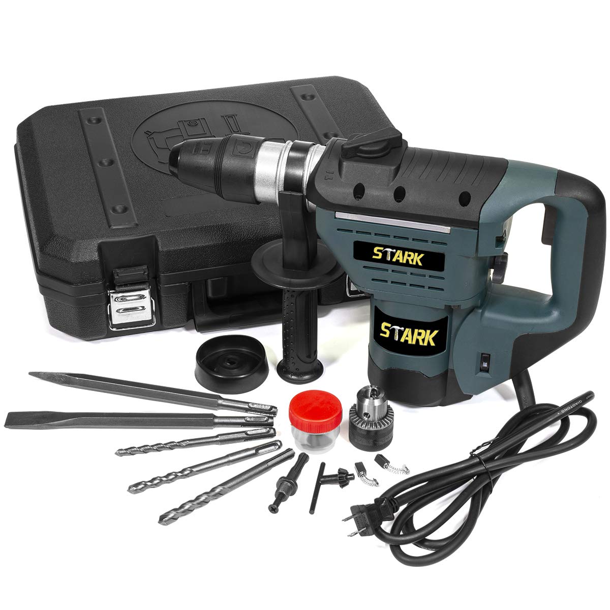 XtremepowerUS 1" Inch 8 Amp Drill/Driver SDS Rotary Hammer