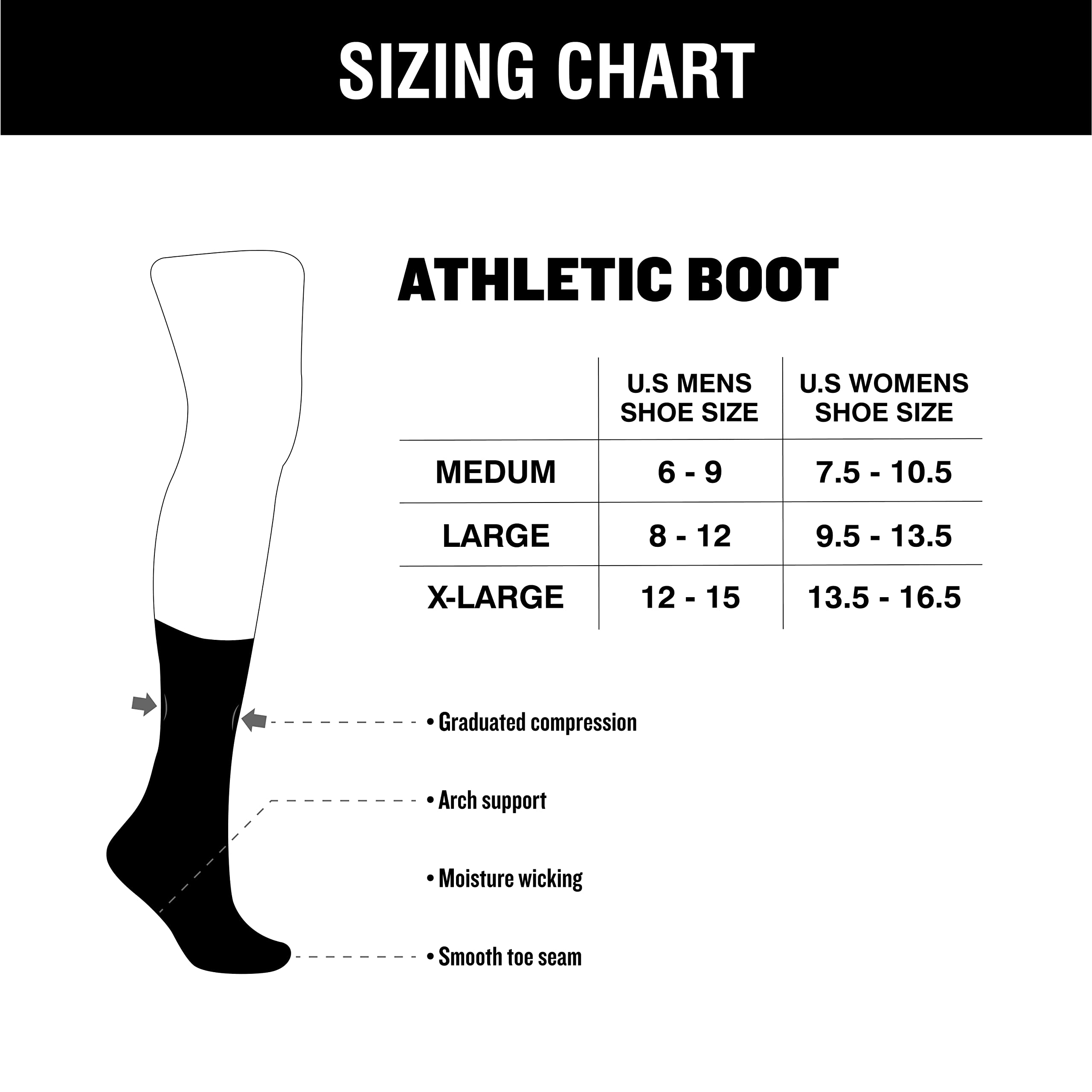 HOOey Athletic Boot Socks Western-Inspired Boot Socks for Men | Teal/Gray | X-Large| 2-Pack
