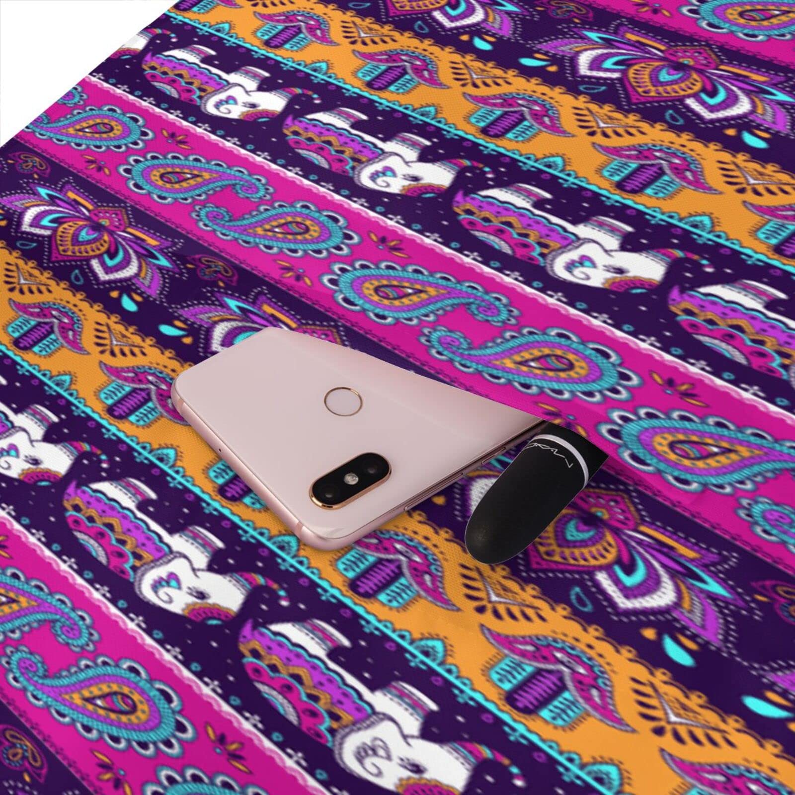 goxhquz Yoga Mat Bag,Elephant Pattern Exercise Yoga Mat Carrier Bag With Large Size Pockets And Inside Small Pocket Fit Most Size Mats For Women Men